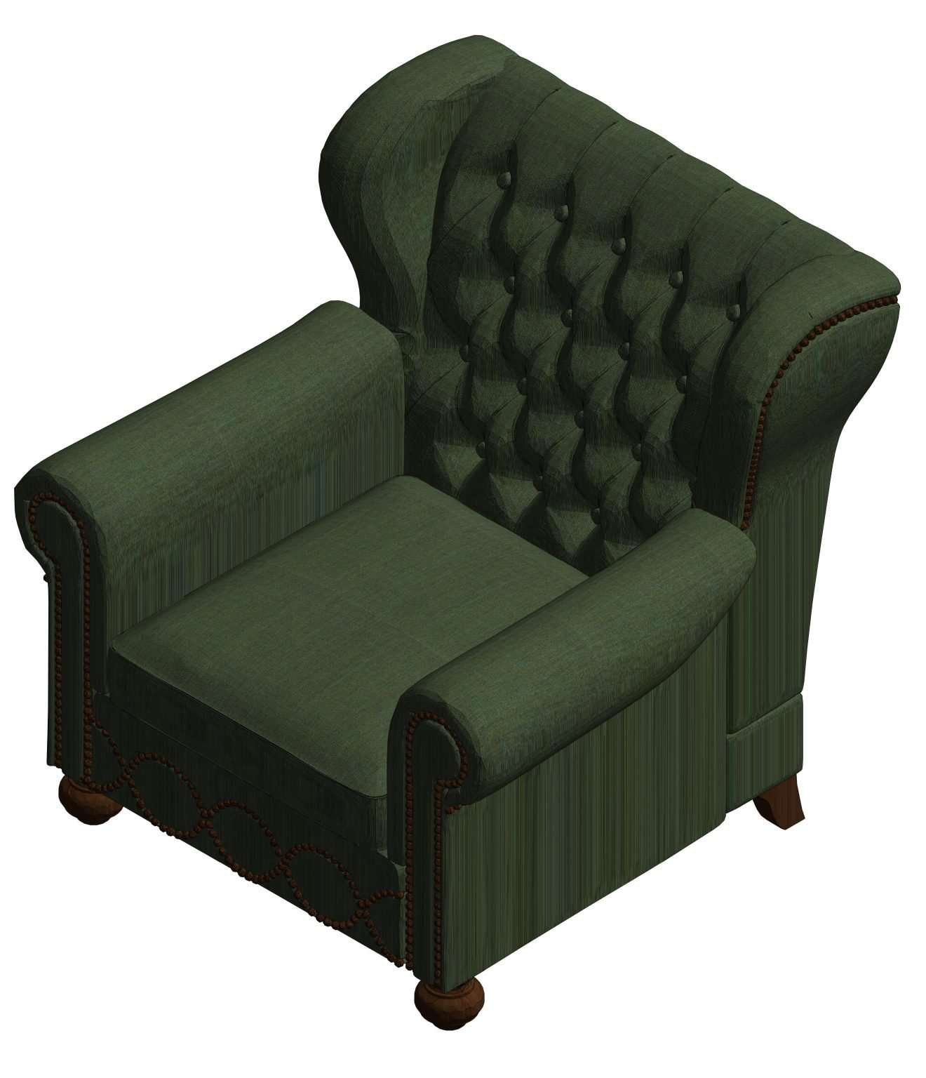 Revit Single Sofa 13 – Model And Object