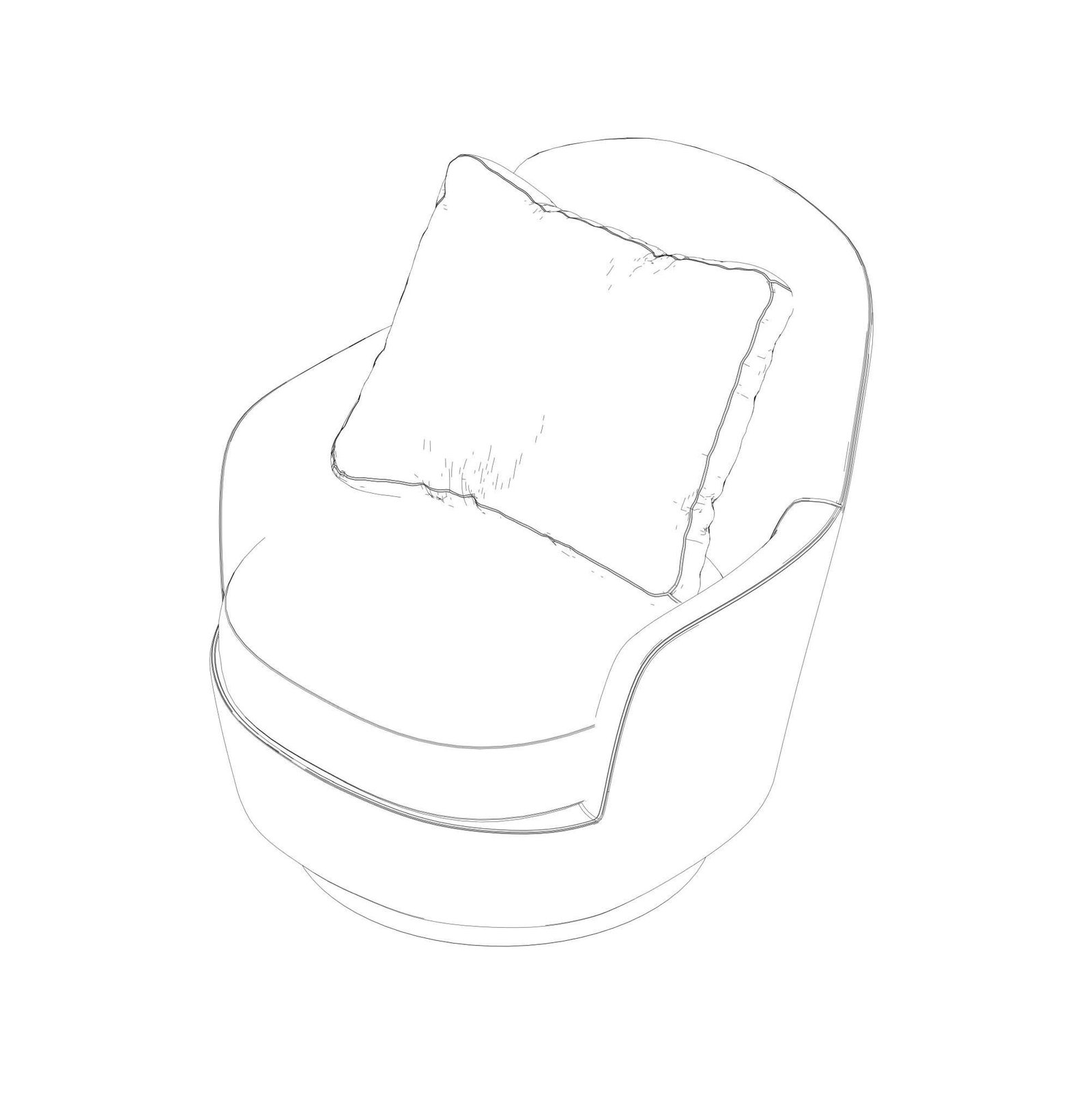 Revit Single Sofa 11 – Model And Object