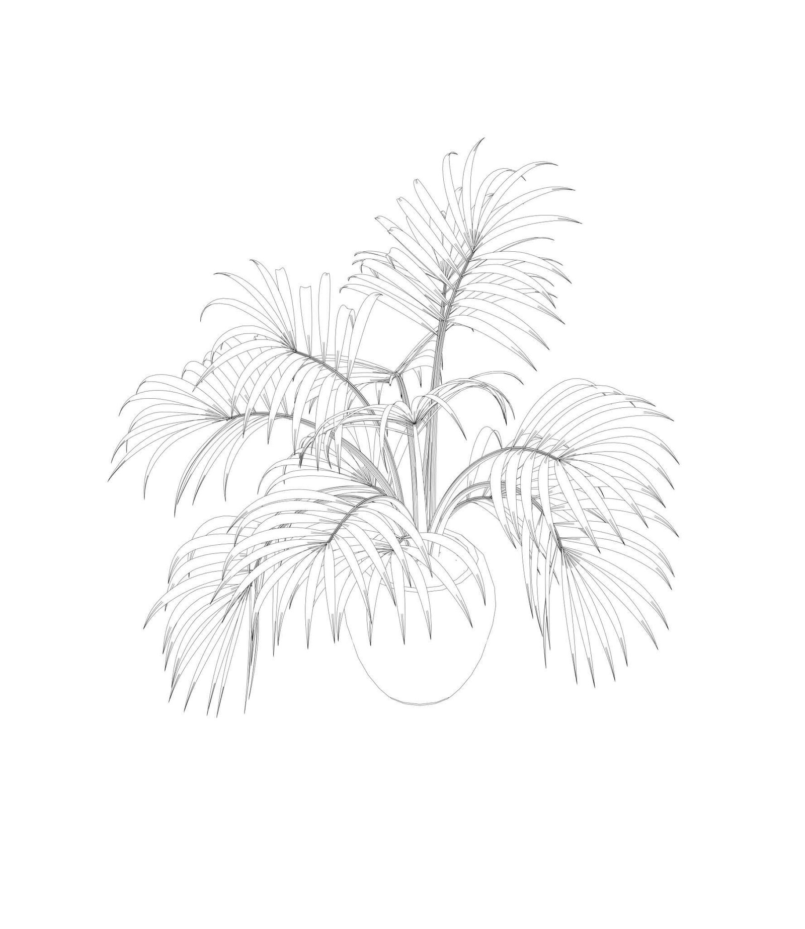 Revit Potted Plants 20 – Model And Object