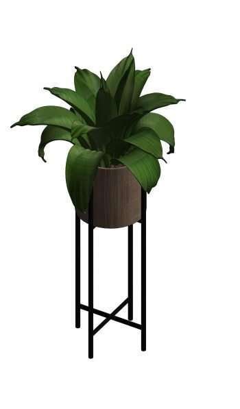 Revit Potted Plants 37 – Model And Object