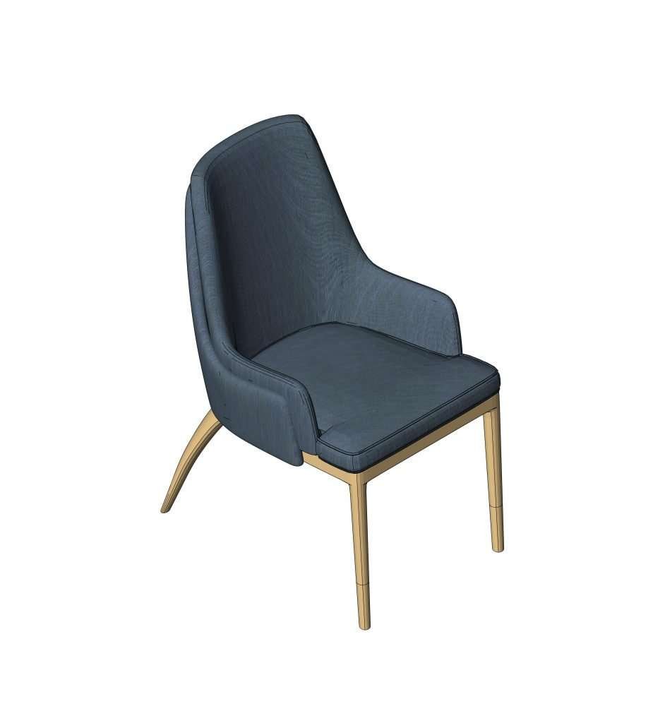 Revit Chair 50 – Model And Object