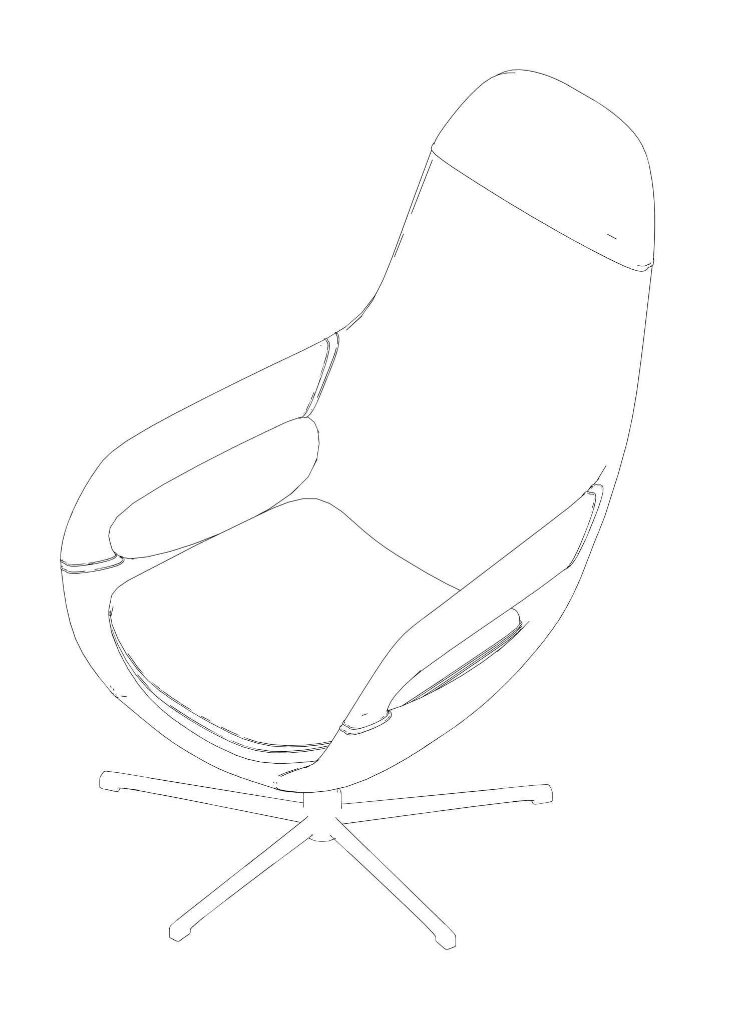 Revit Chair 100 – Model And Object