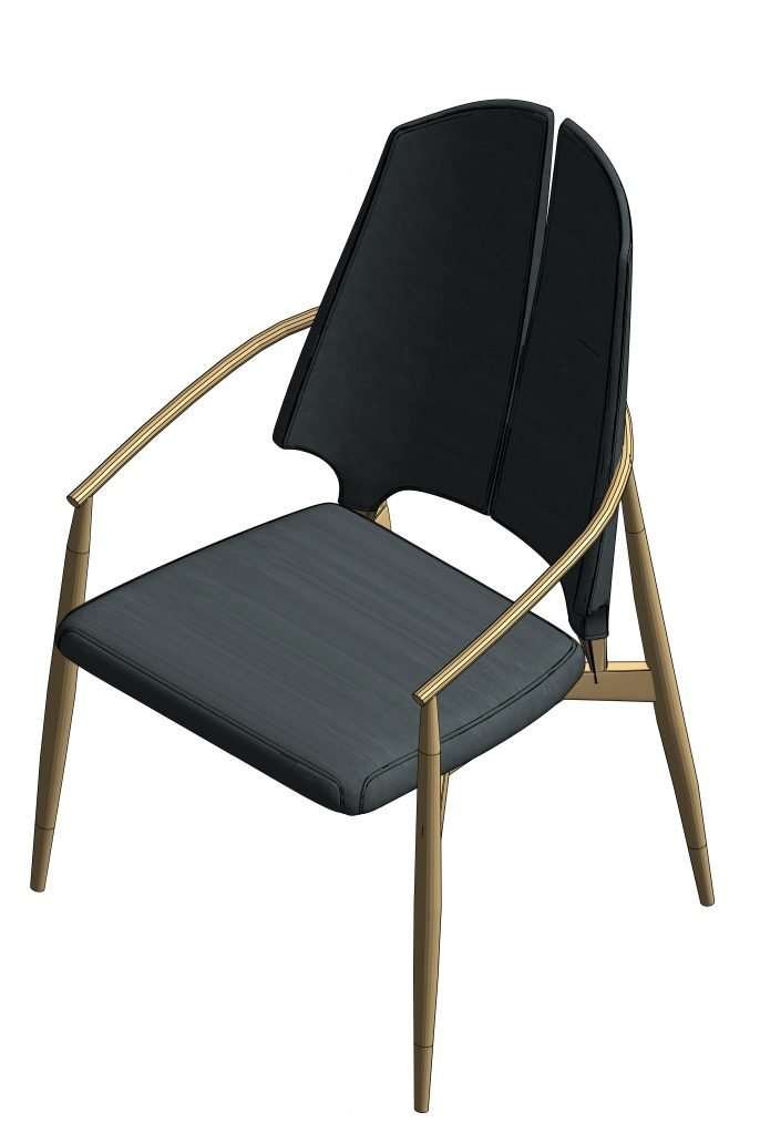 Revit Chair 54 – Model And Object