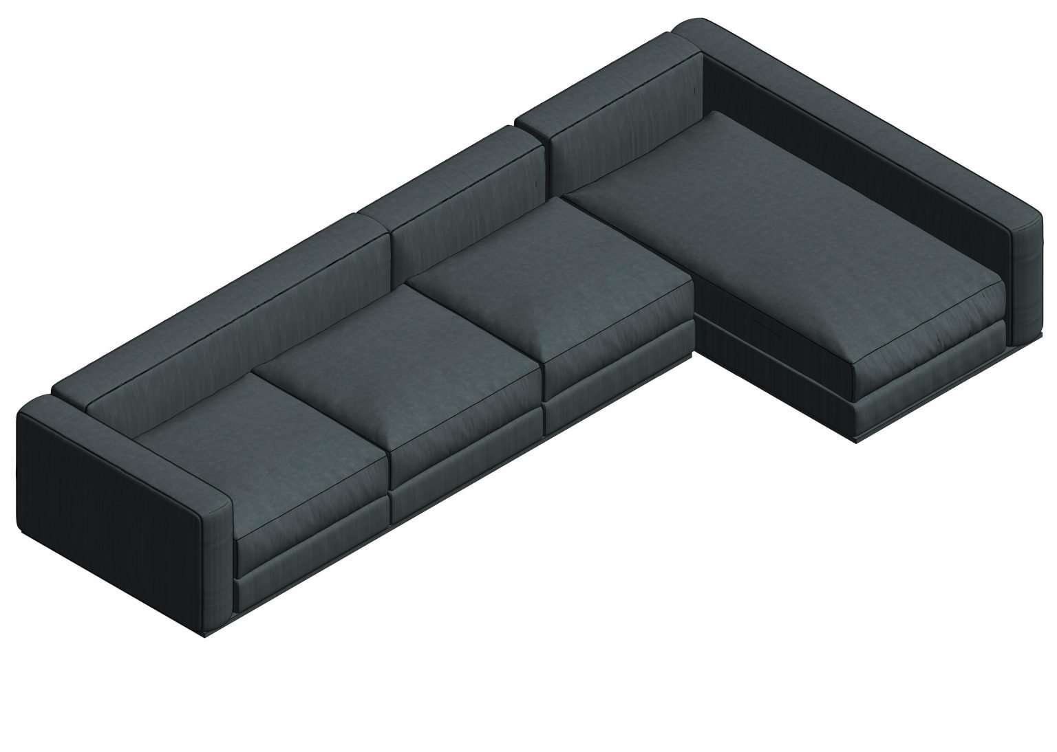 Revit Multi Sofa 13 – Model And Object