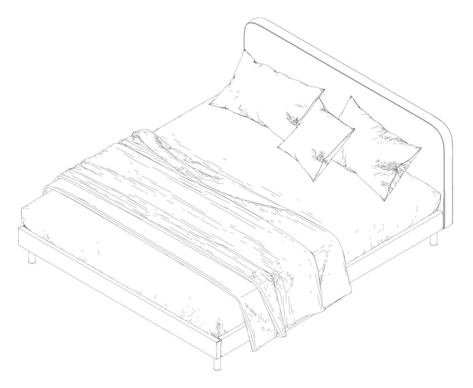 Revit Bed 14 – Model And Object