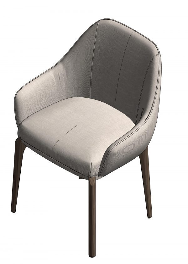 Revit Chair 111 - Model And Object