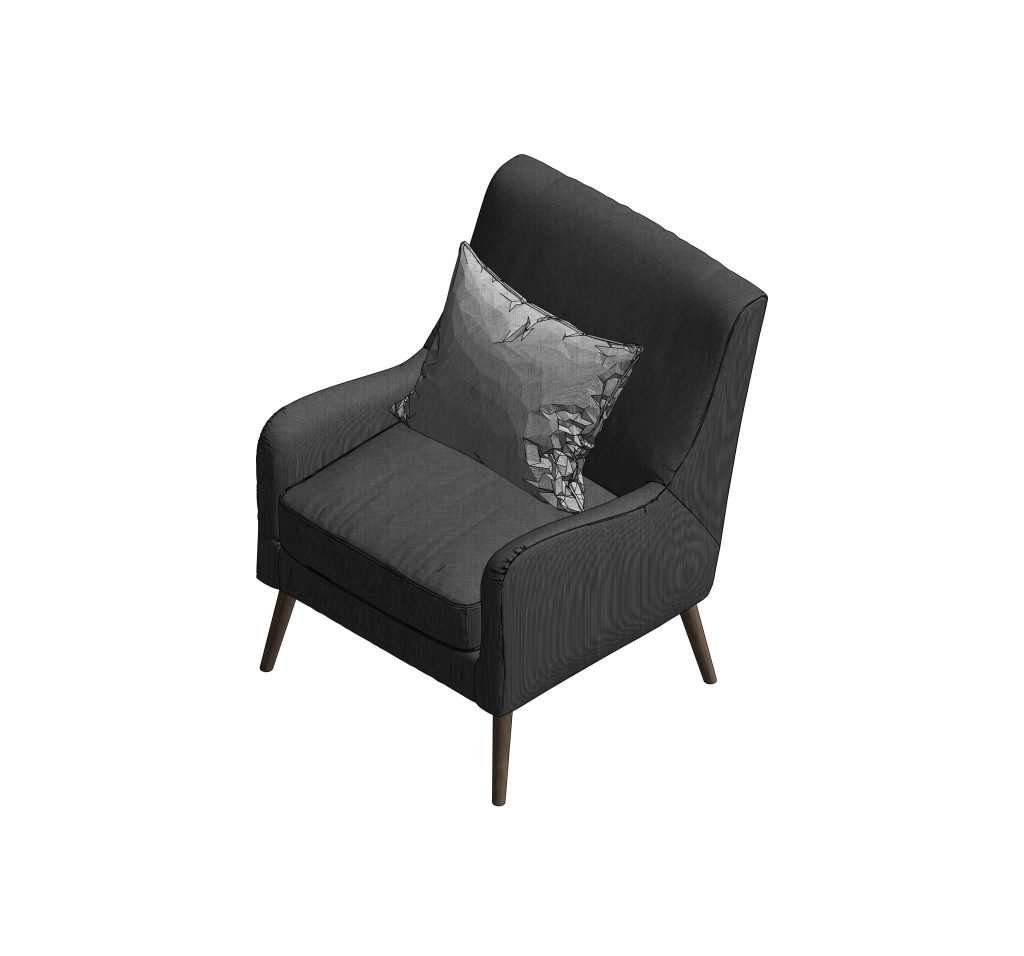 Revit Chair 61 – Model And Object