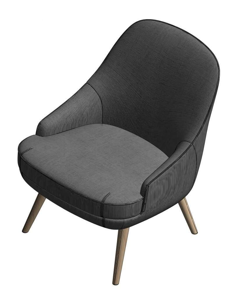 Revit Chair 68 – Model And Object