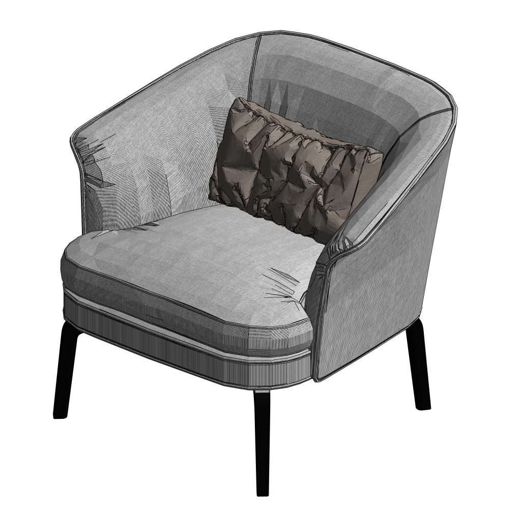 Revit Chair 70 – Model And Object