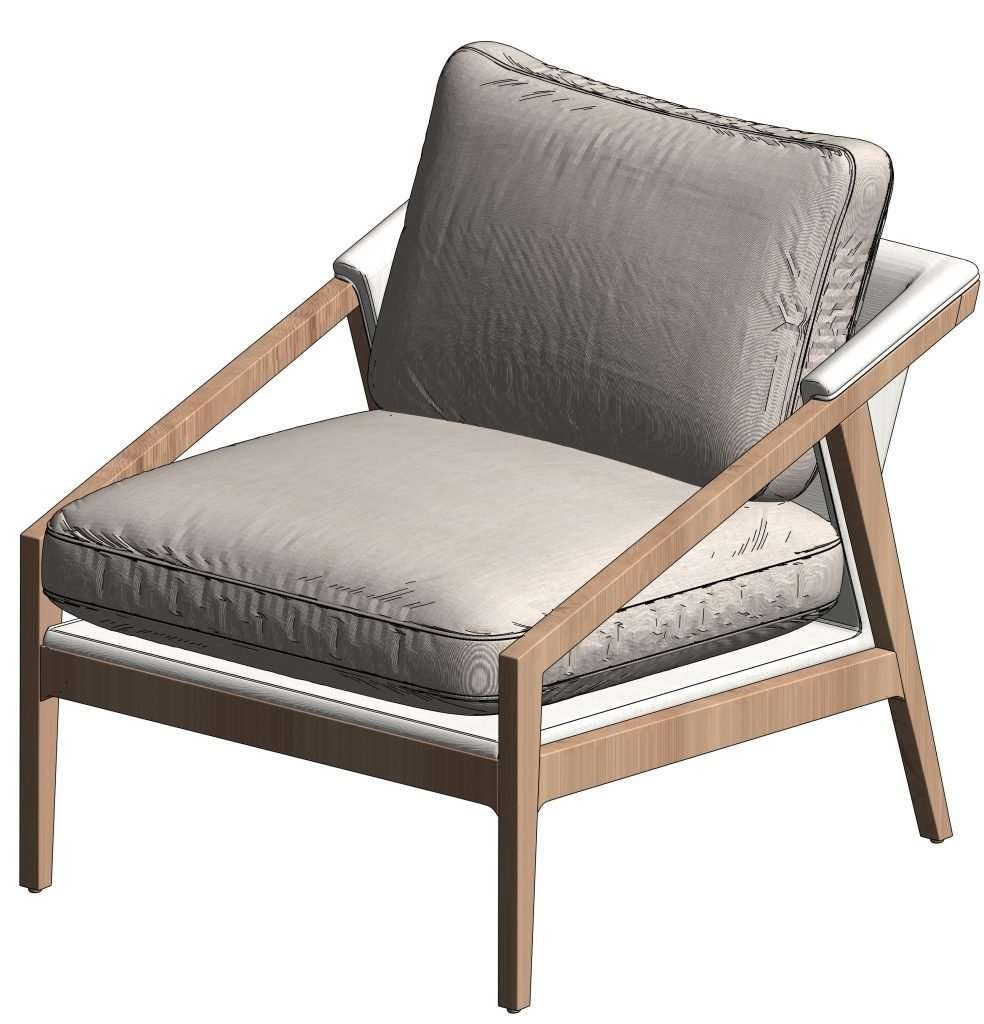 Revit Chair 75 – Model And Object