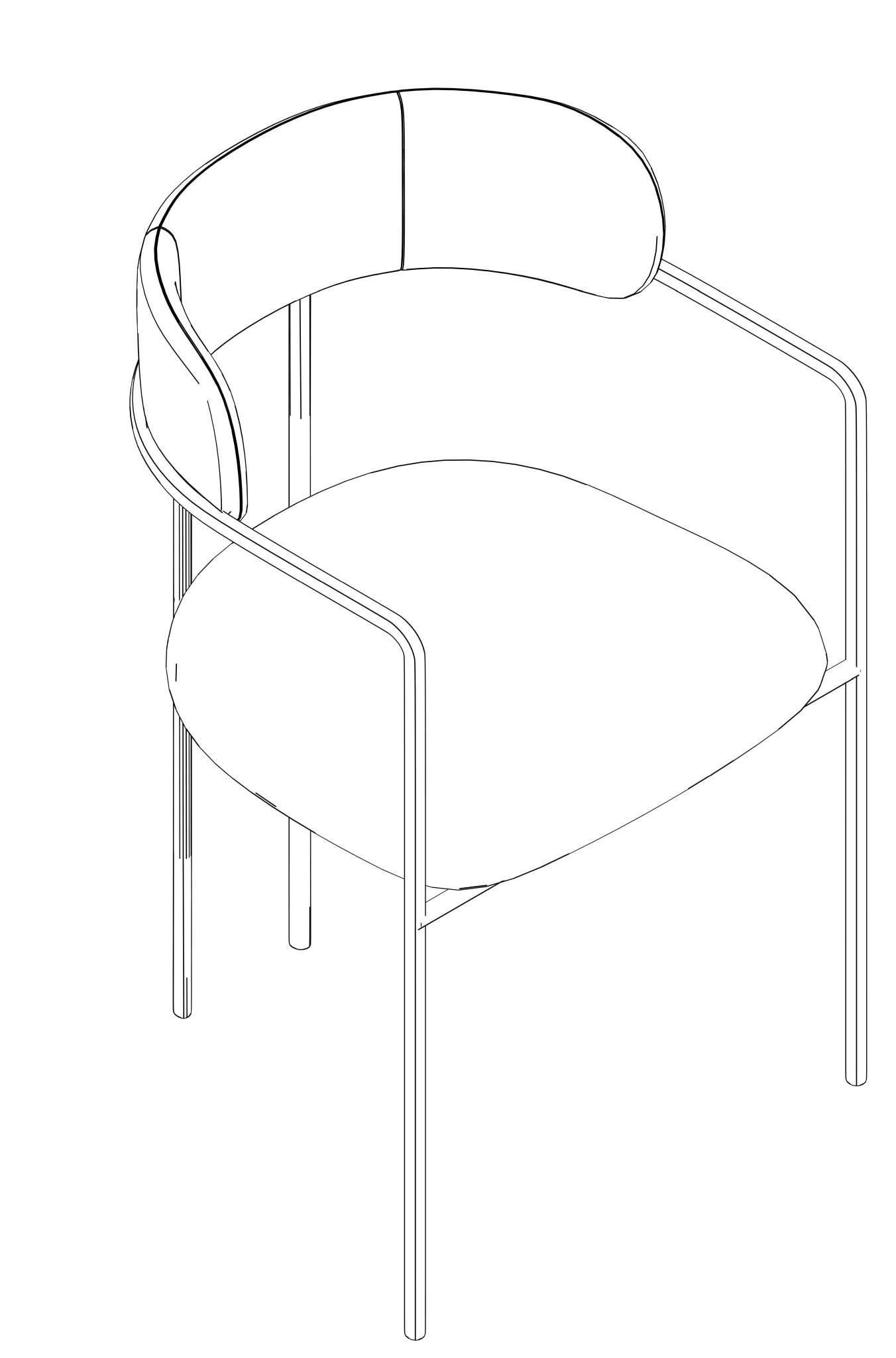 Revit Chair 92 – Model And Object