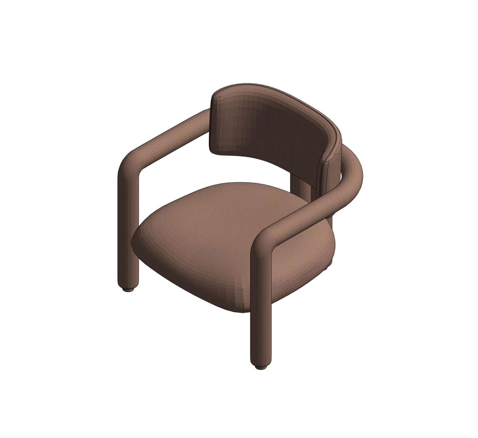 Revit Single Sofa 10 – Model And Object