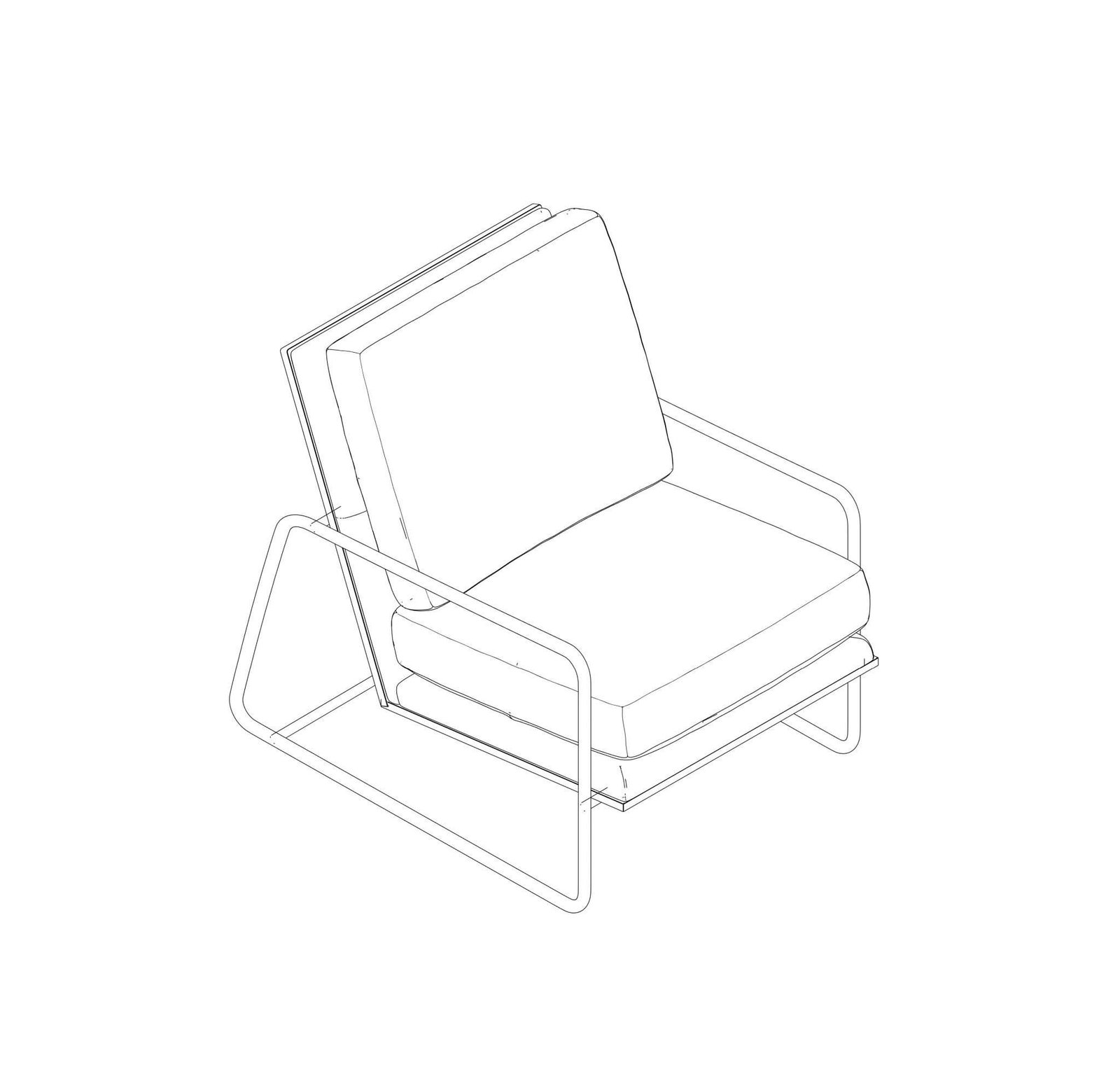 Revit Single Sofa 17 – Model And Object