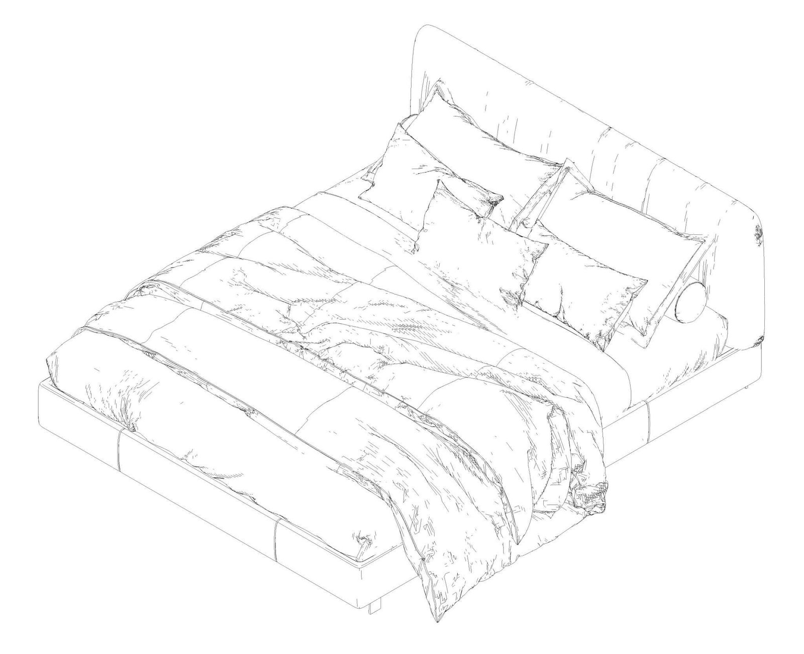 Revit Bed 3 – Model And Object