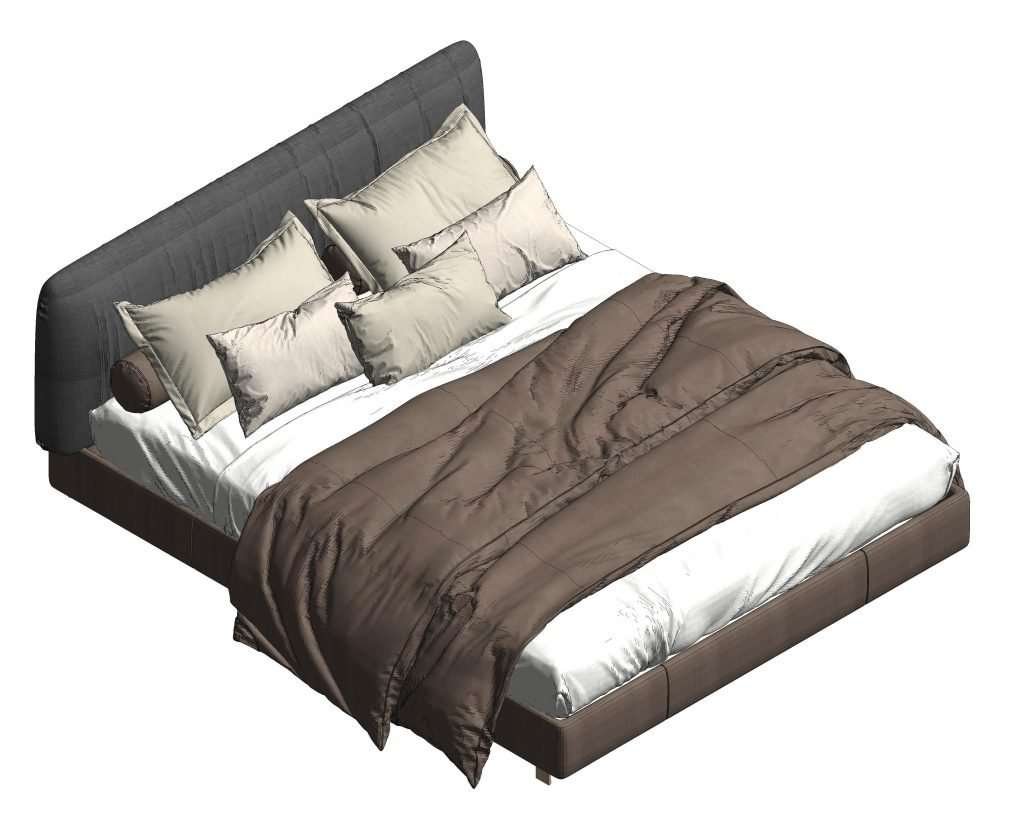 Revit Bed 3 – Model And Object