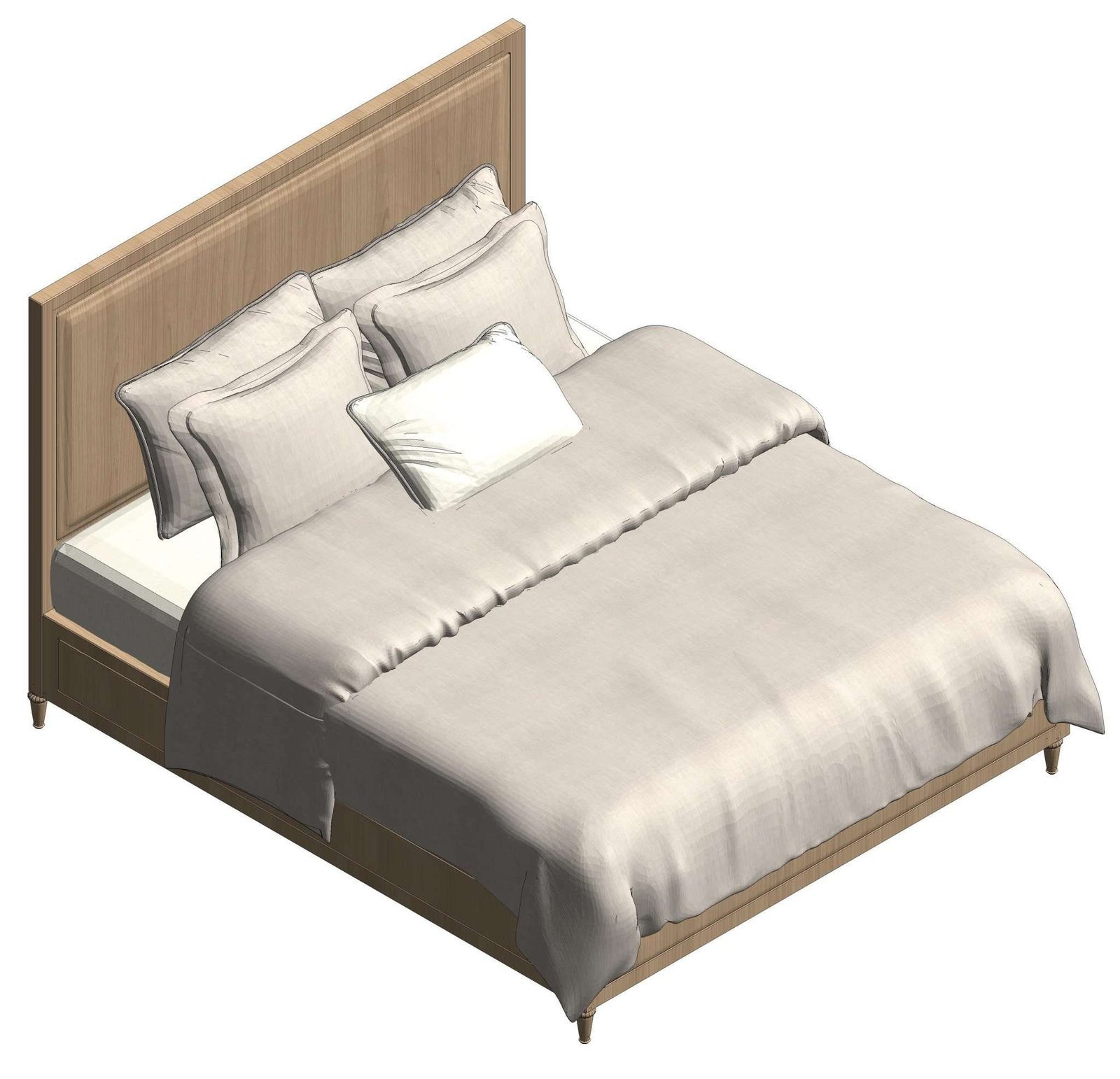Revit Bed 7 – Model And Object