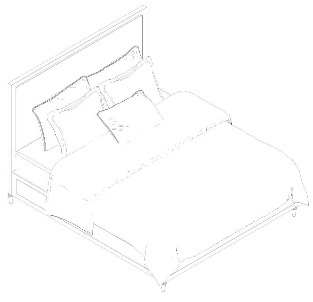Revit Bed 7 – Model And Object