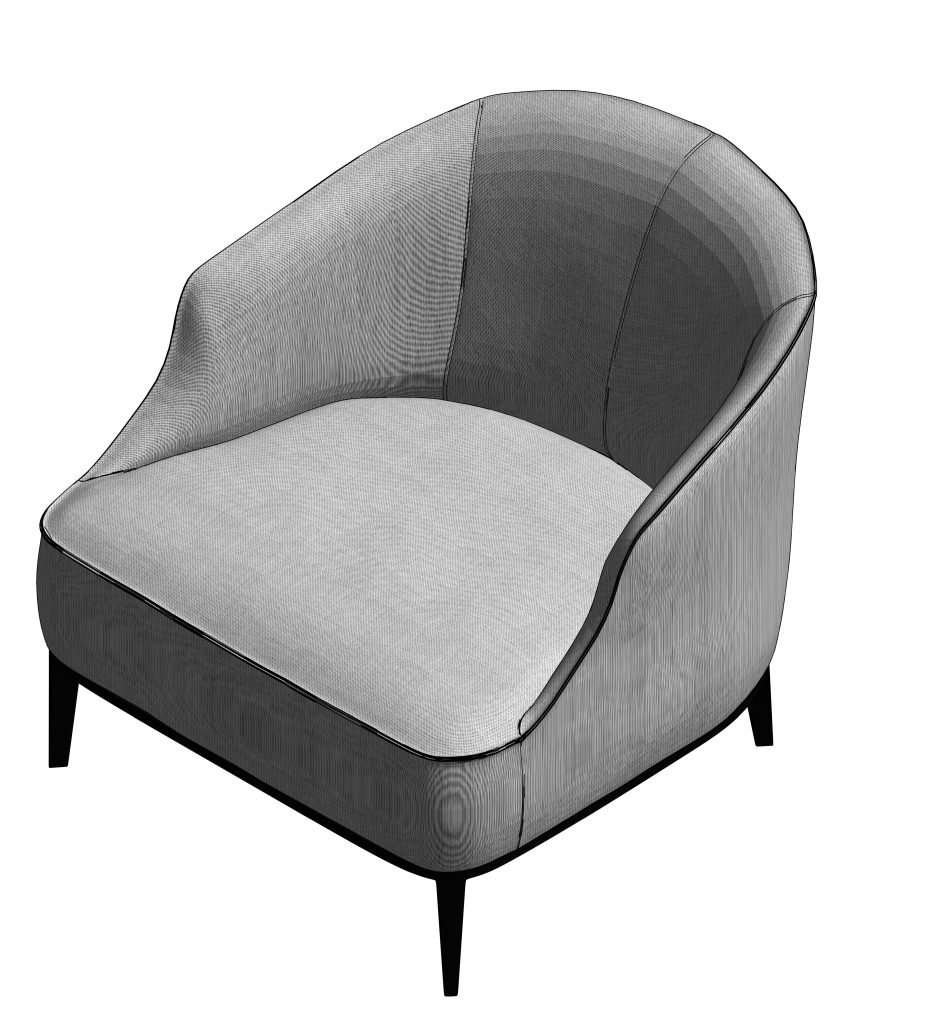 Revit Chair 63 – Model And Object