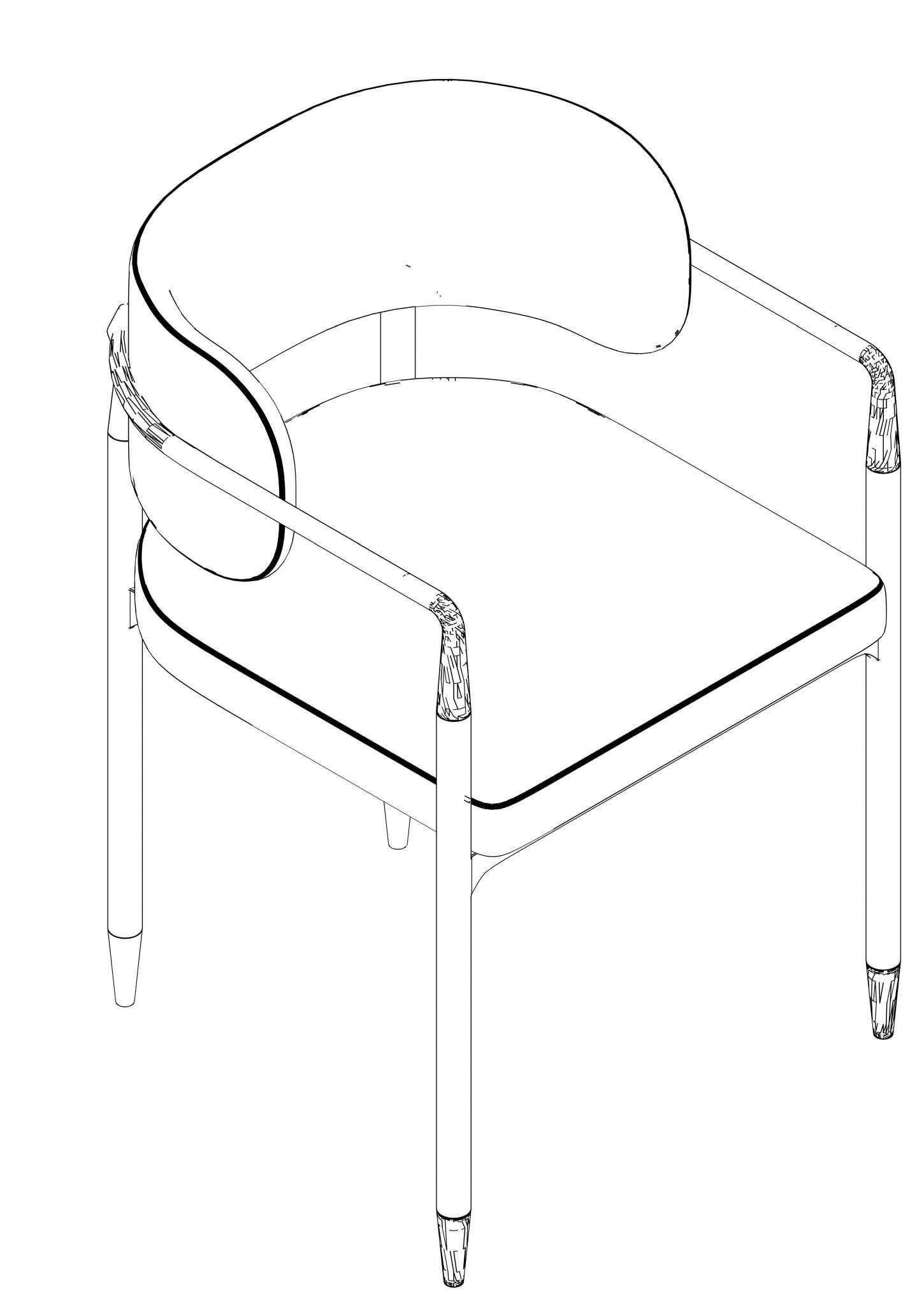 Revit Chair 90 – Model And Object