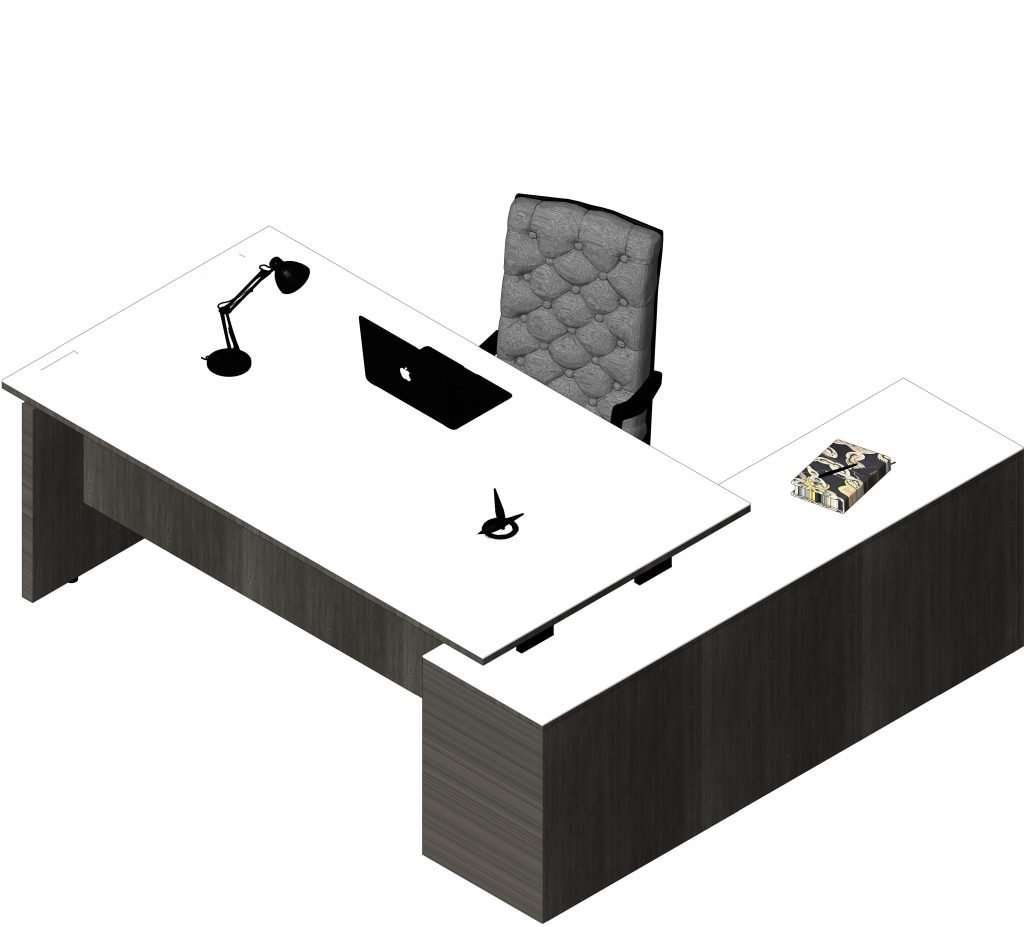 Revit Office Desk 1 – Model And Object