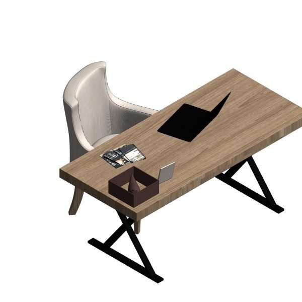 Revit Office Desk 1 – Model And Object